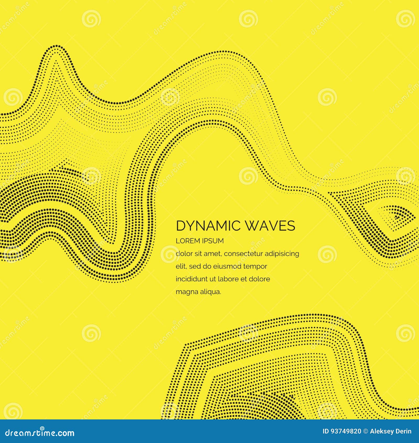 Vector Abstract Background with a Colored Dynamic Waves, Line and ...