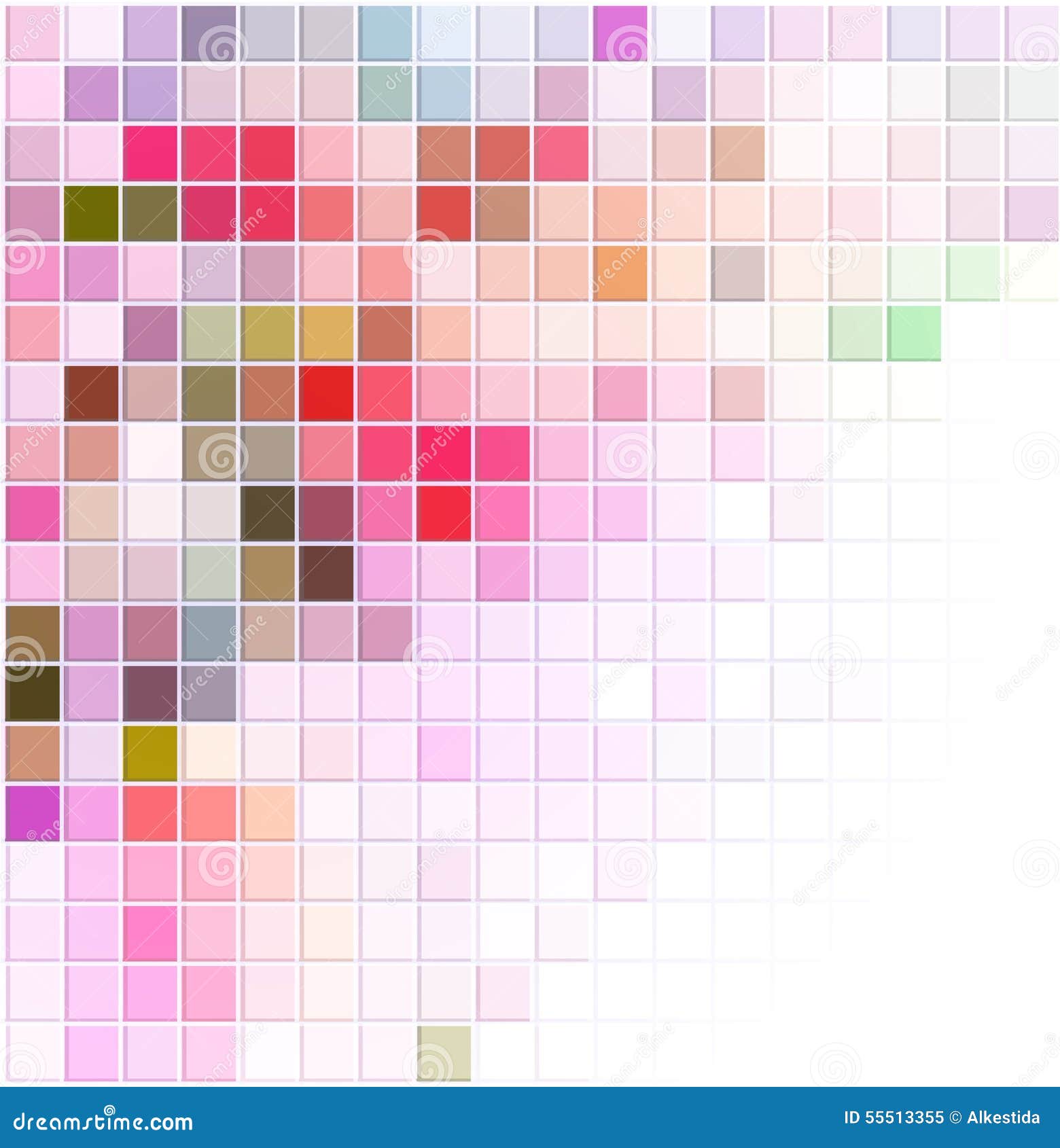 Colored Squares Splash Out And Spread Out On Black Background ...