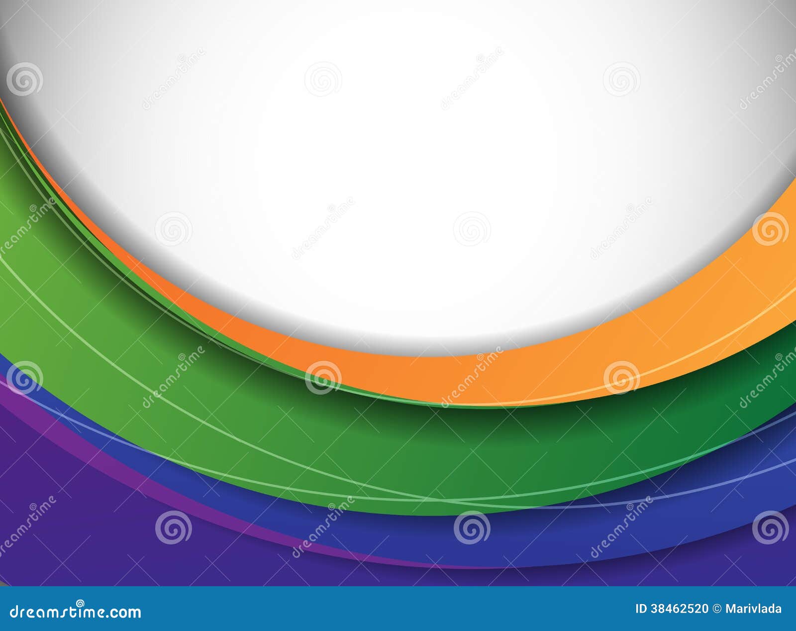 Vector Abstract Background with Colorful Layers Stock Vector ...