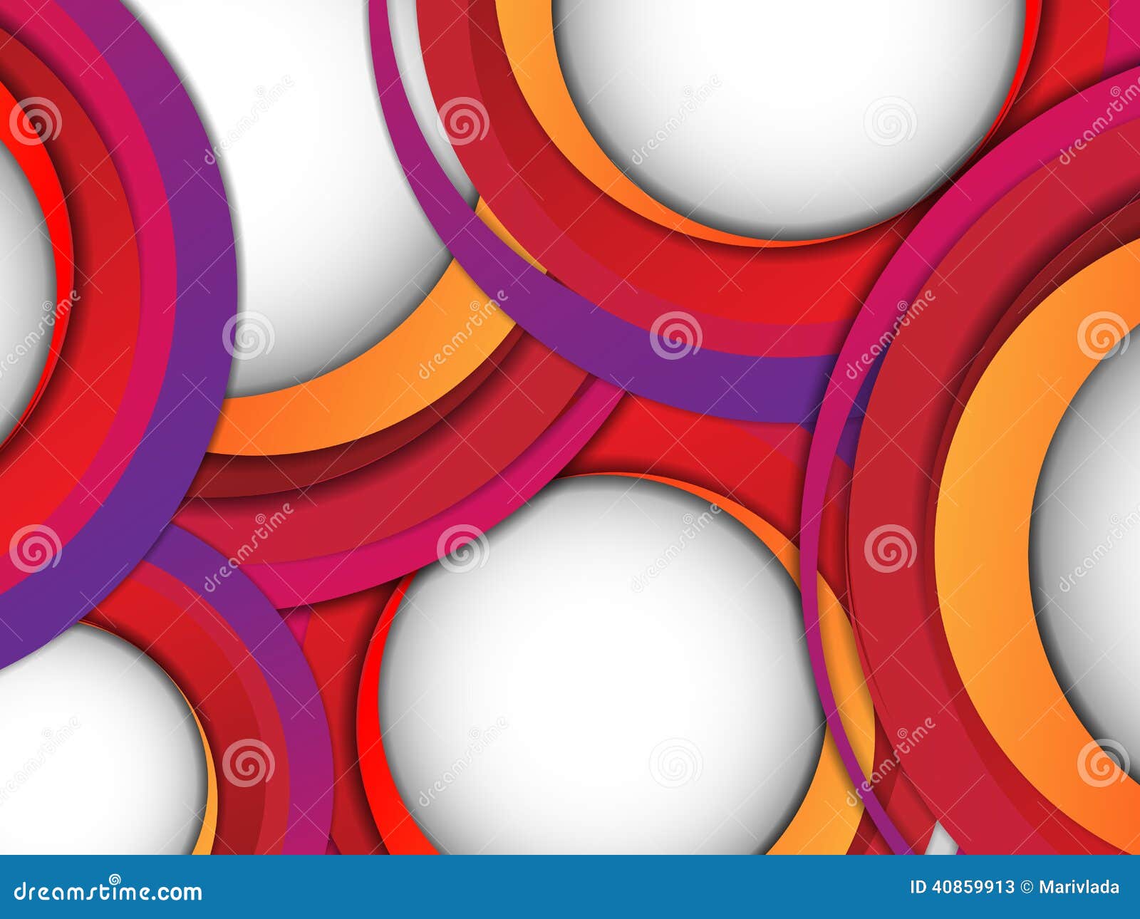 Vector Abstract Background with Colorful Layers Stock Vector ...