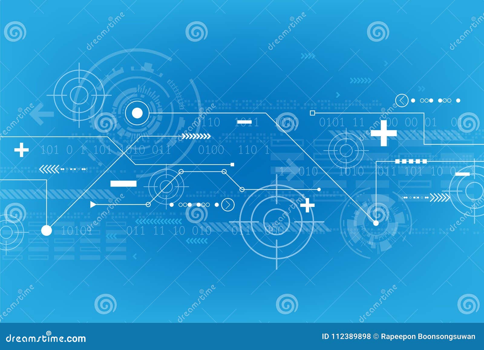 Vector Abstract Background in the Concept of Technology. Stock Vector ...