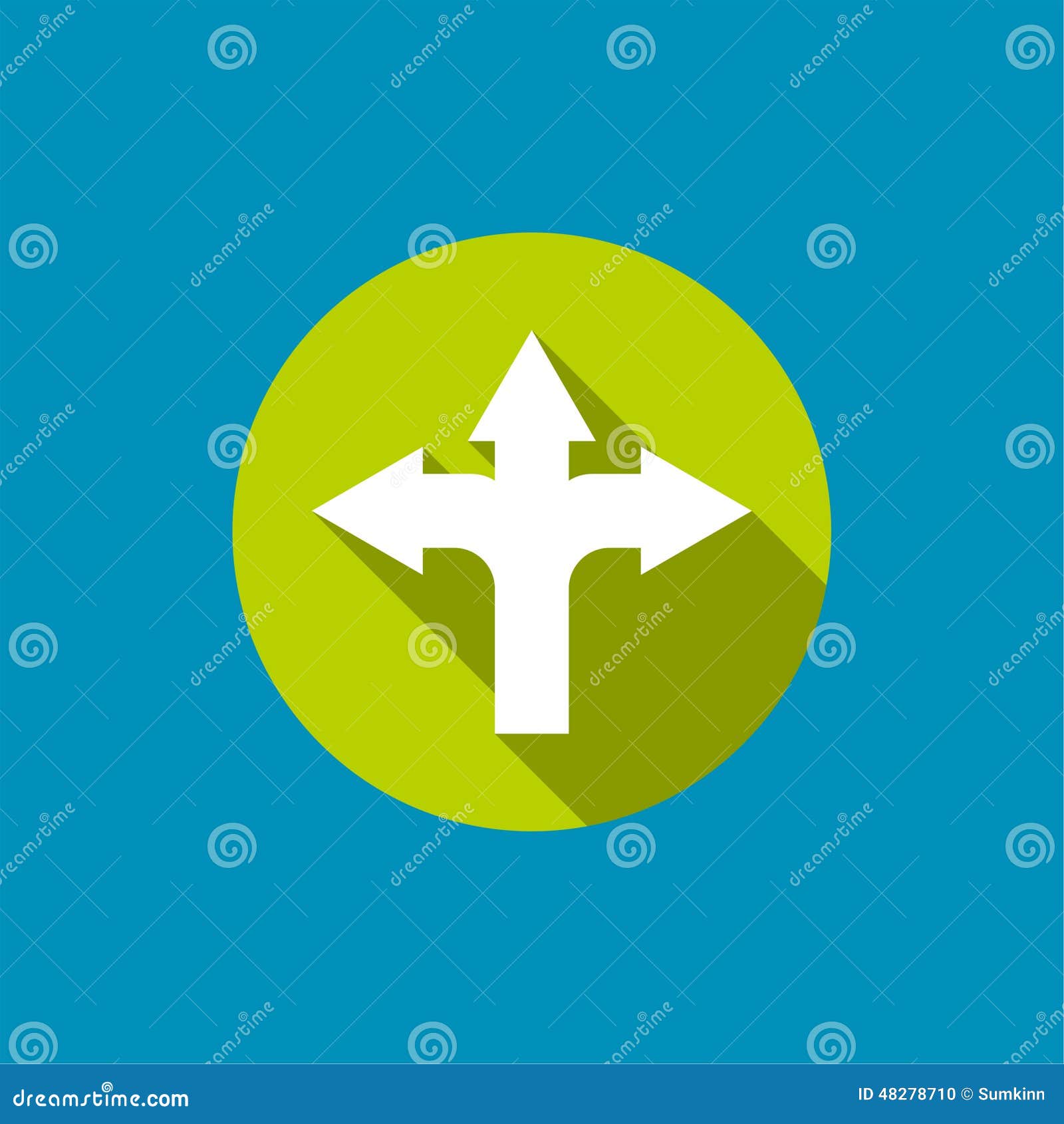 Vector Abstract Background with Direction Arrow Stock Vector ...