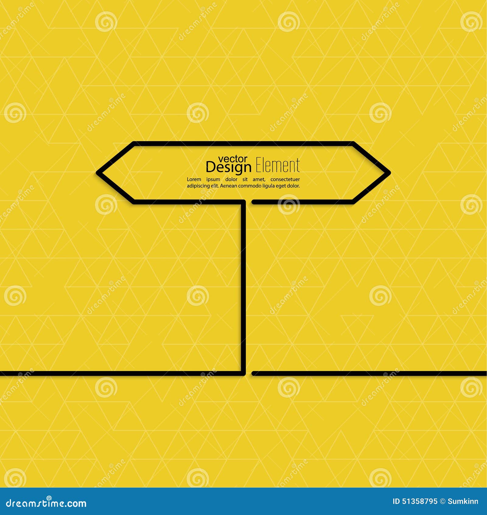 Vector Abstract Background with Direction Stock Vector - Illustration ...