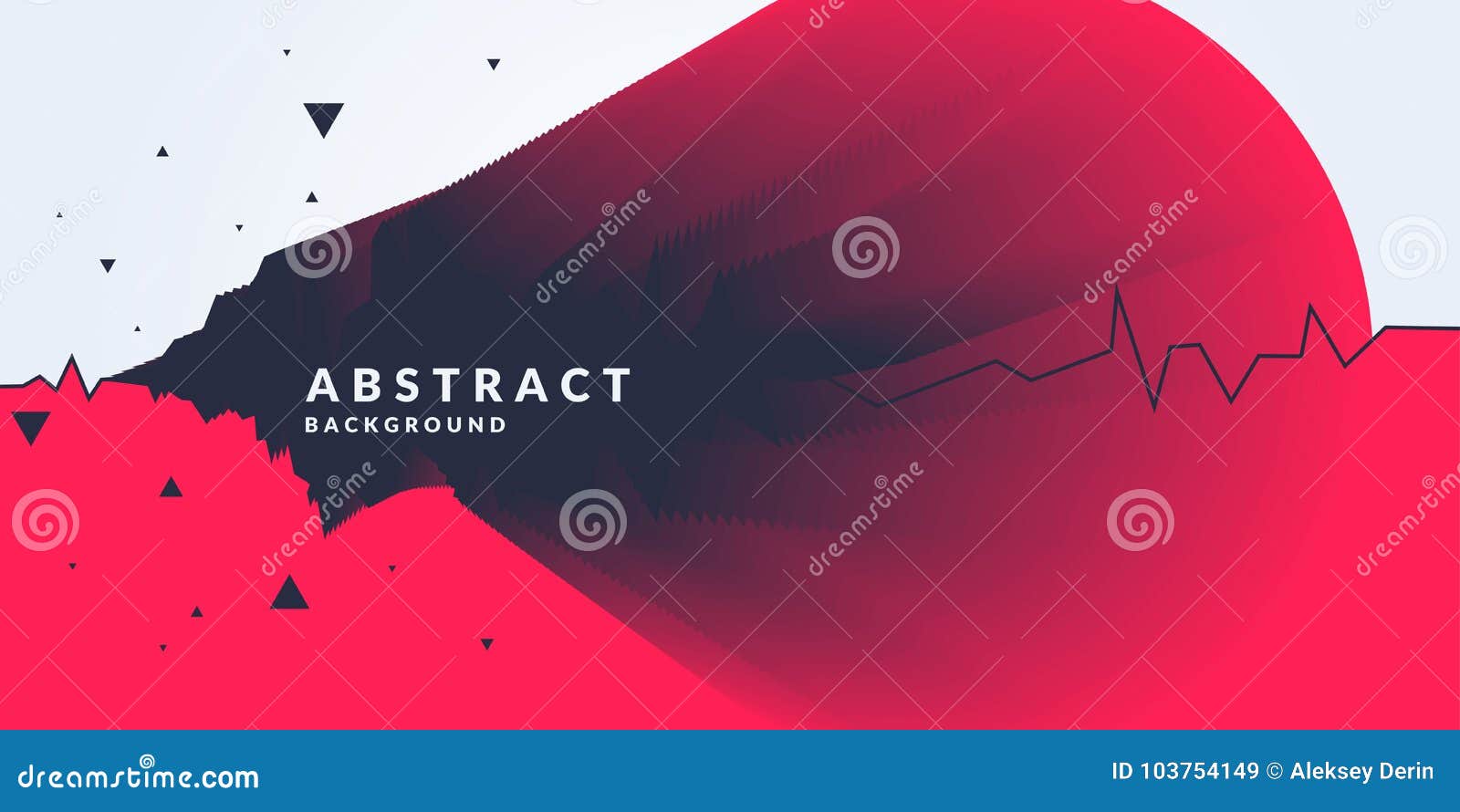 Vector Abstract Background with Dynamic Forms. Stock Vector ...