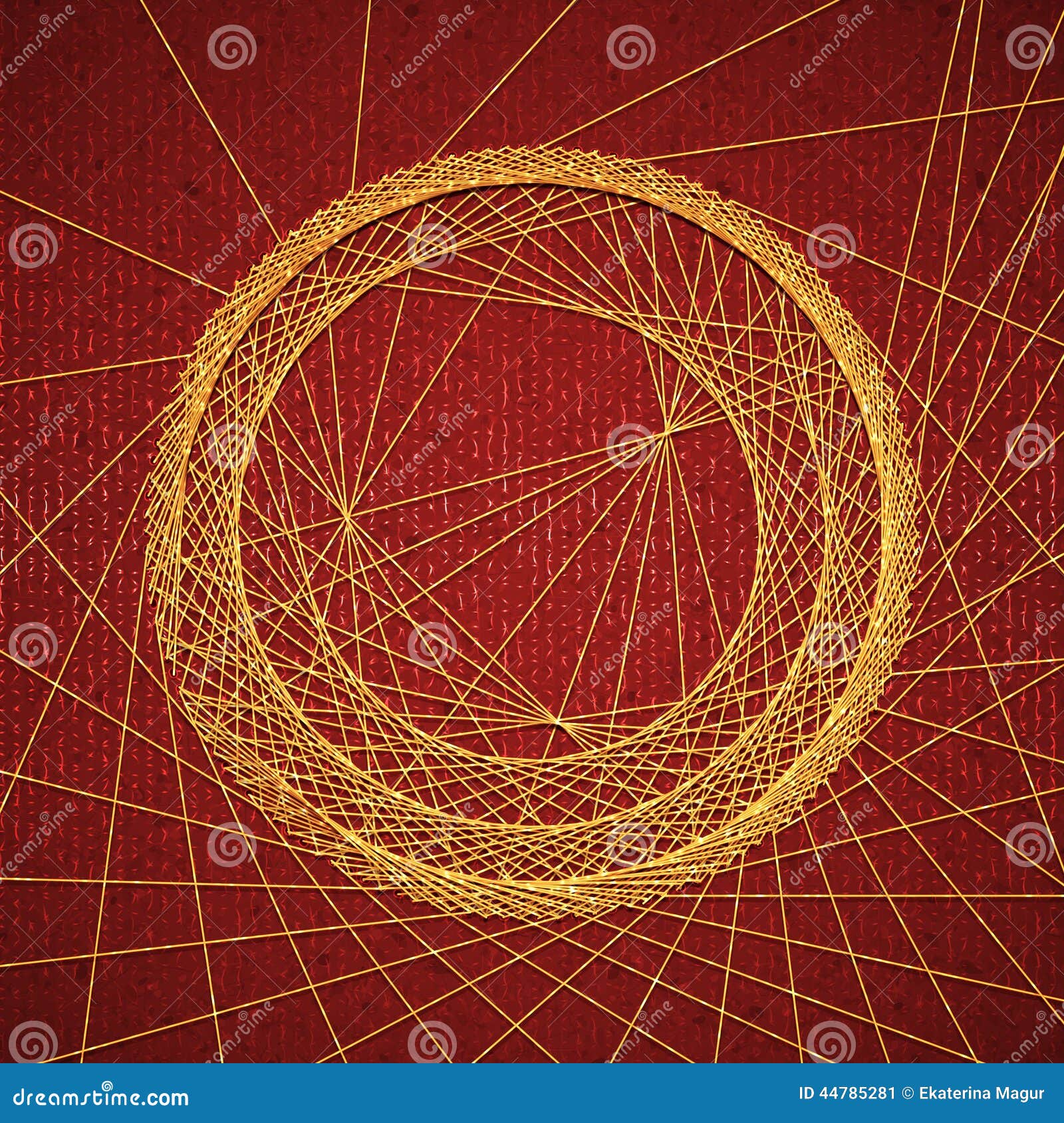 Vector Abstract Background with Embroidery on Stock Vector ...