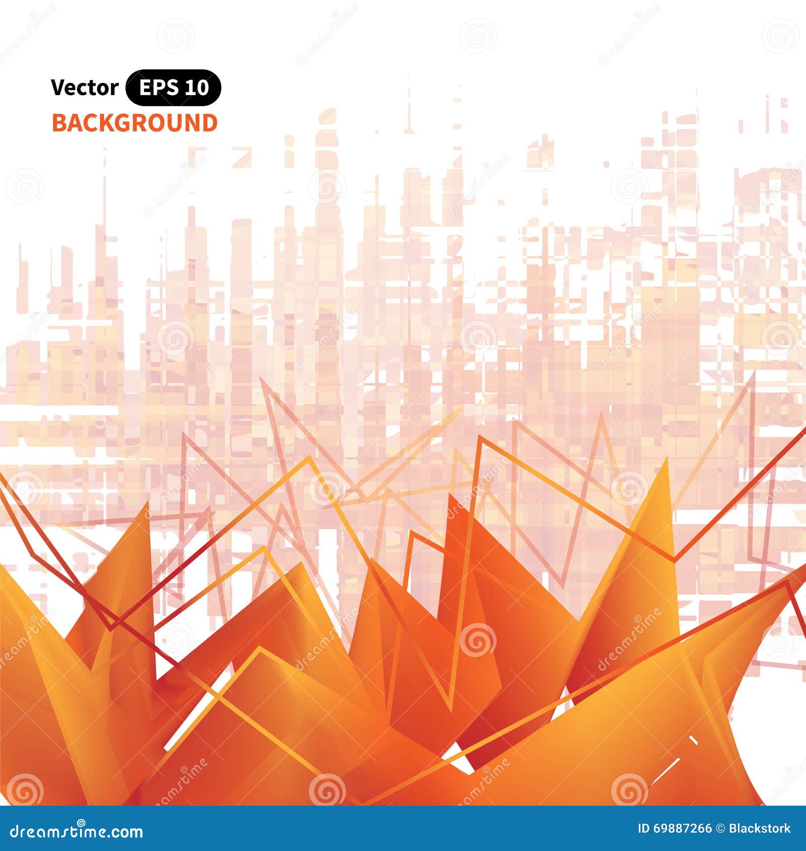 Vector Abstract Background. Energy Theme for Your Presentations. Stock ...