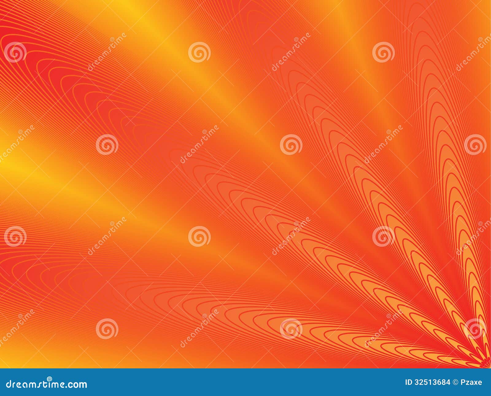Vector Abstract Background with Fiery Gradient Stock Vector ...