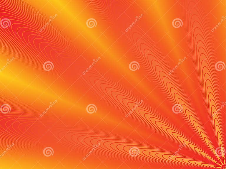 Vector Abstract Background with Fiery Gradient Stock Vector ...