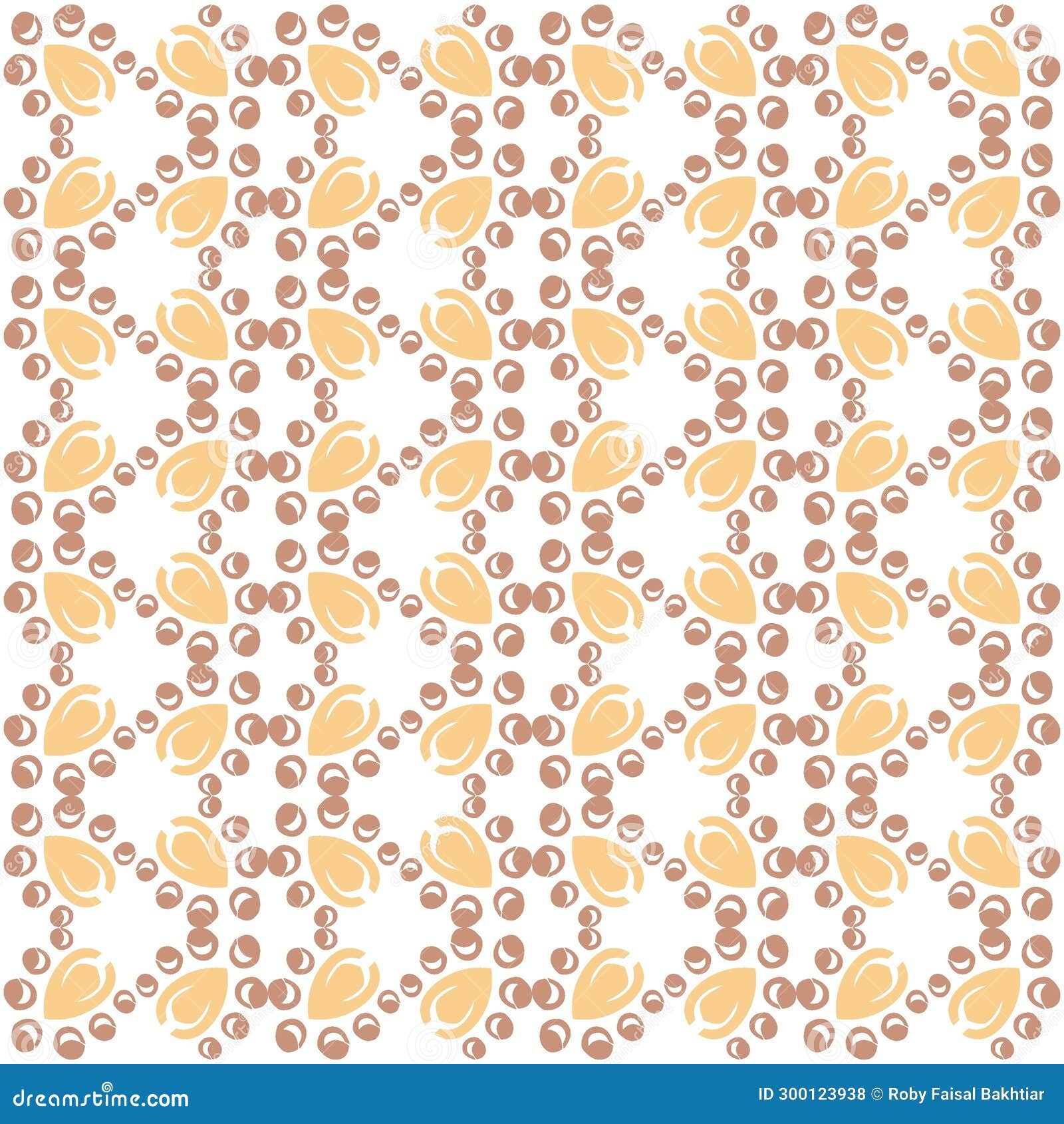 Vector Abstract Background with Floral Ornament Stock Illustration ...