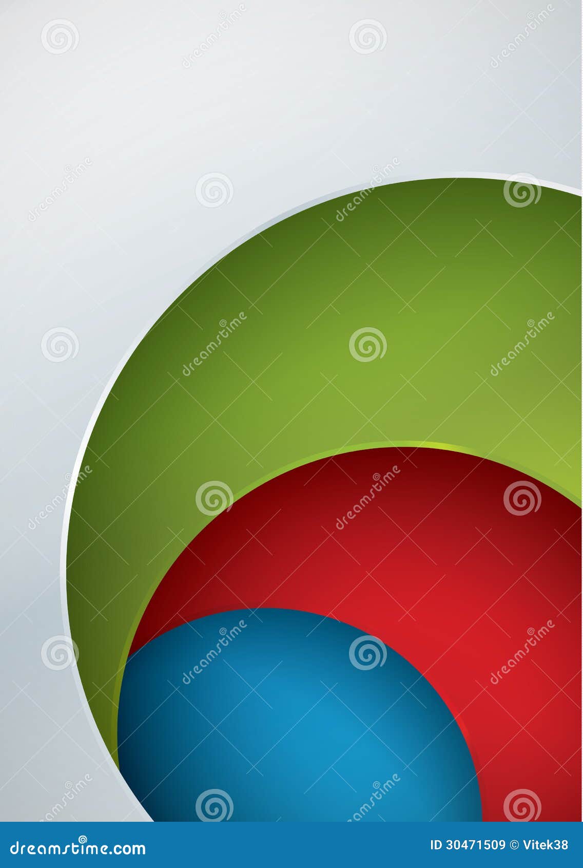 Vector Abstract Background. Four Layers in Different Colors with Stock ...