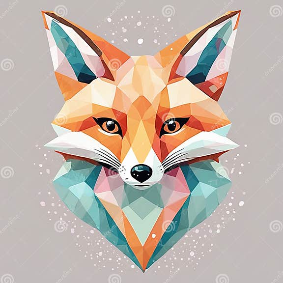 Vector Abstract Background with Fox Vector Abstract Background with Fox ...