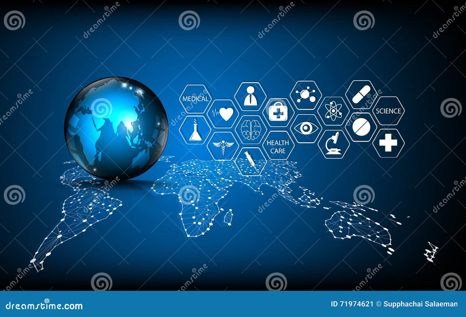 Vector Abstract Background Global Technology Medical Innovation Concept ... Vector Abstract Background Global Technology Medical Innovation Concept ...
