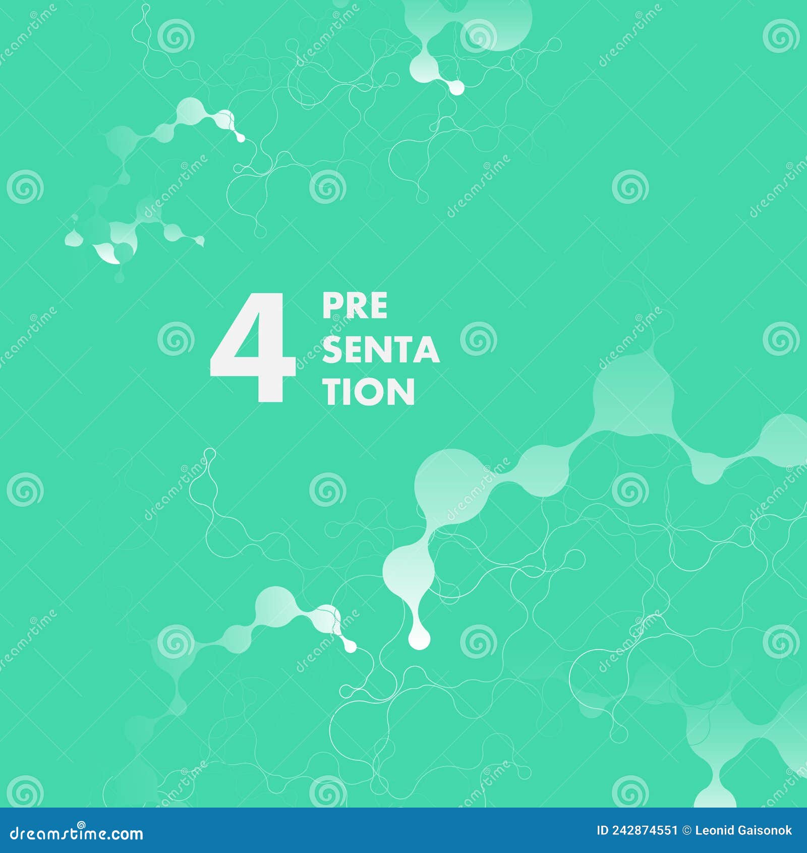 Vector Abstract Background with Gradient Circles. Connect Circles Design Stock Vector ...