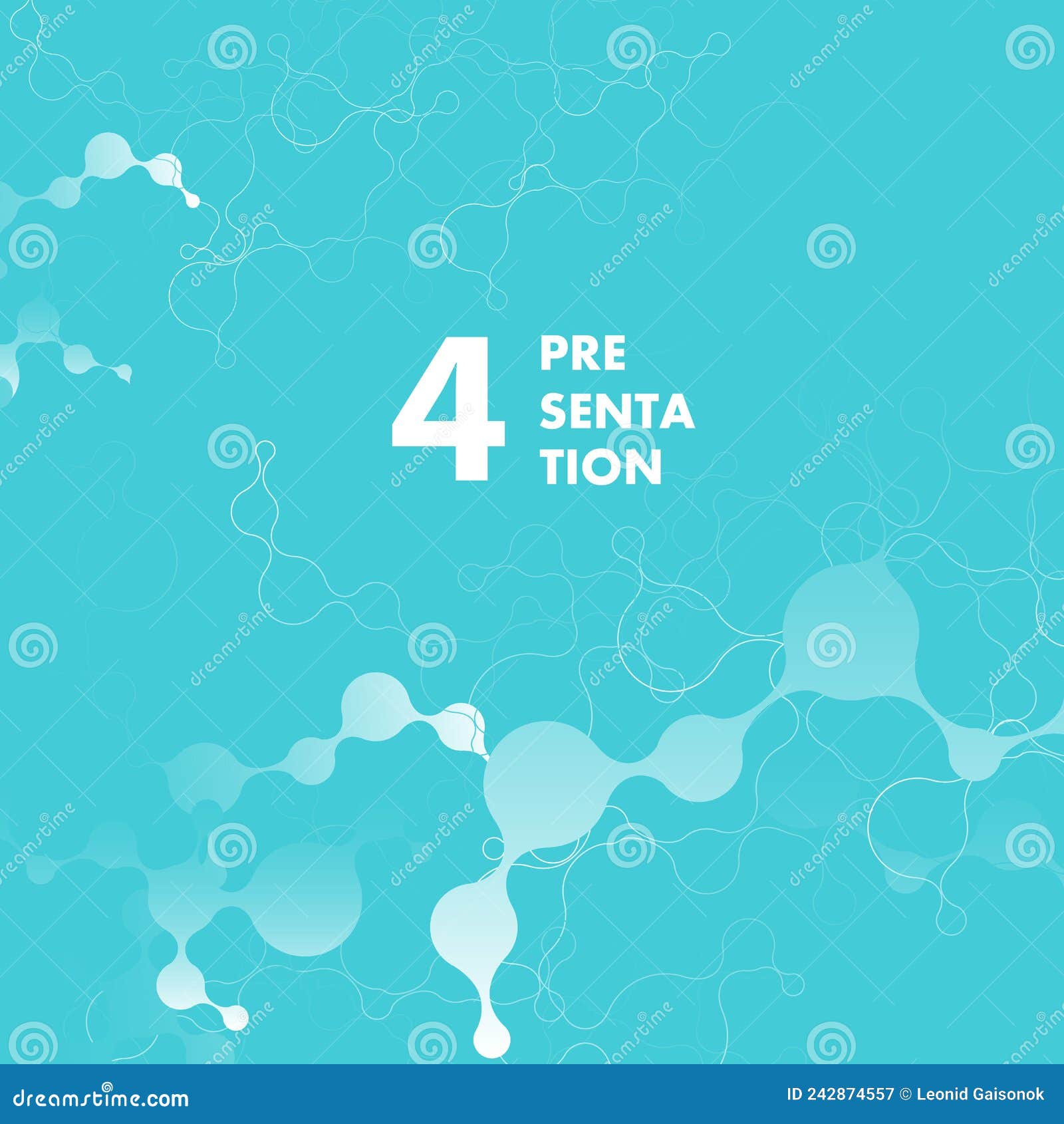 Vector Abstract Background with Gradient Circles. Connect Circles Design Stock Vector ...