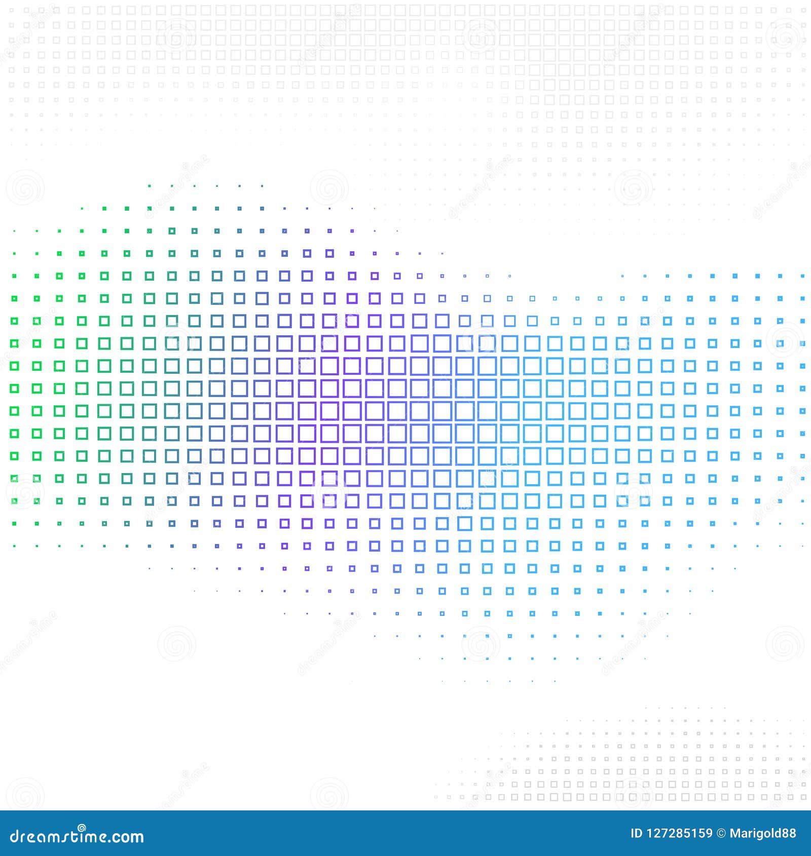 Vector Abstract Background with Halftone Square Shapes Stock Vector ...