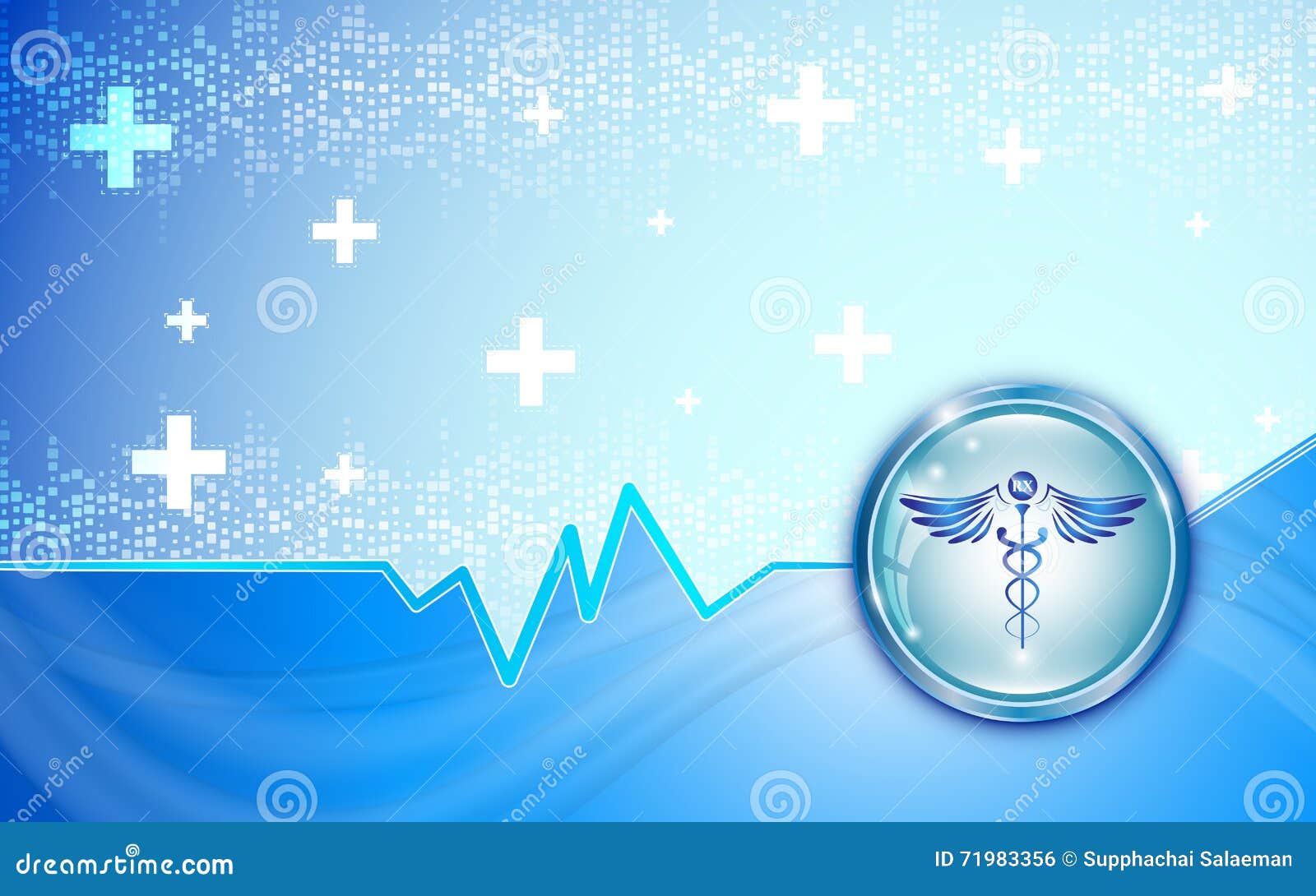 Vector Abstract Background Health Care Concept Template Design Stock ...