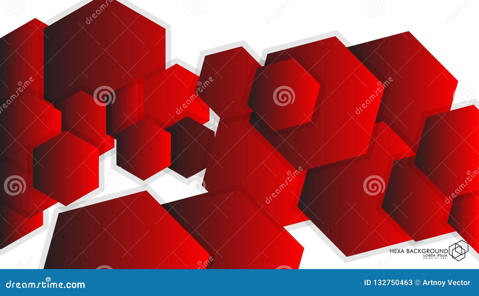 Vector Abstract Background Hexagon Stock Vector - Illustration of ...