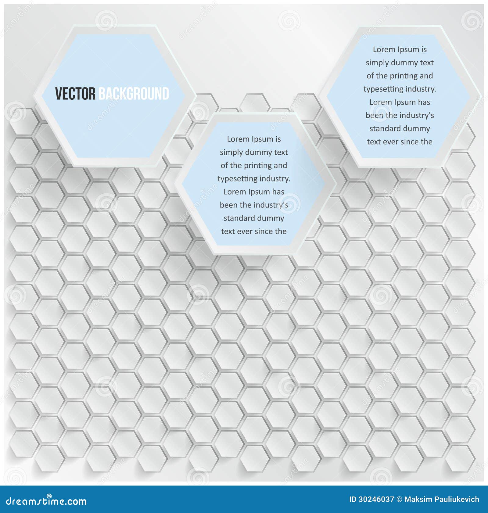 Vector Abstract Background Hexagon. Web and Design Stock Vector ...
