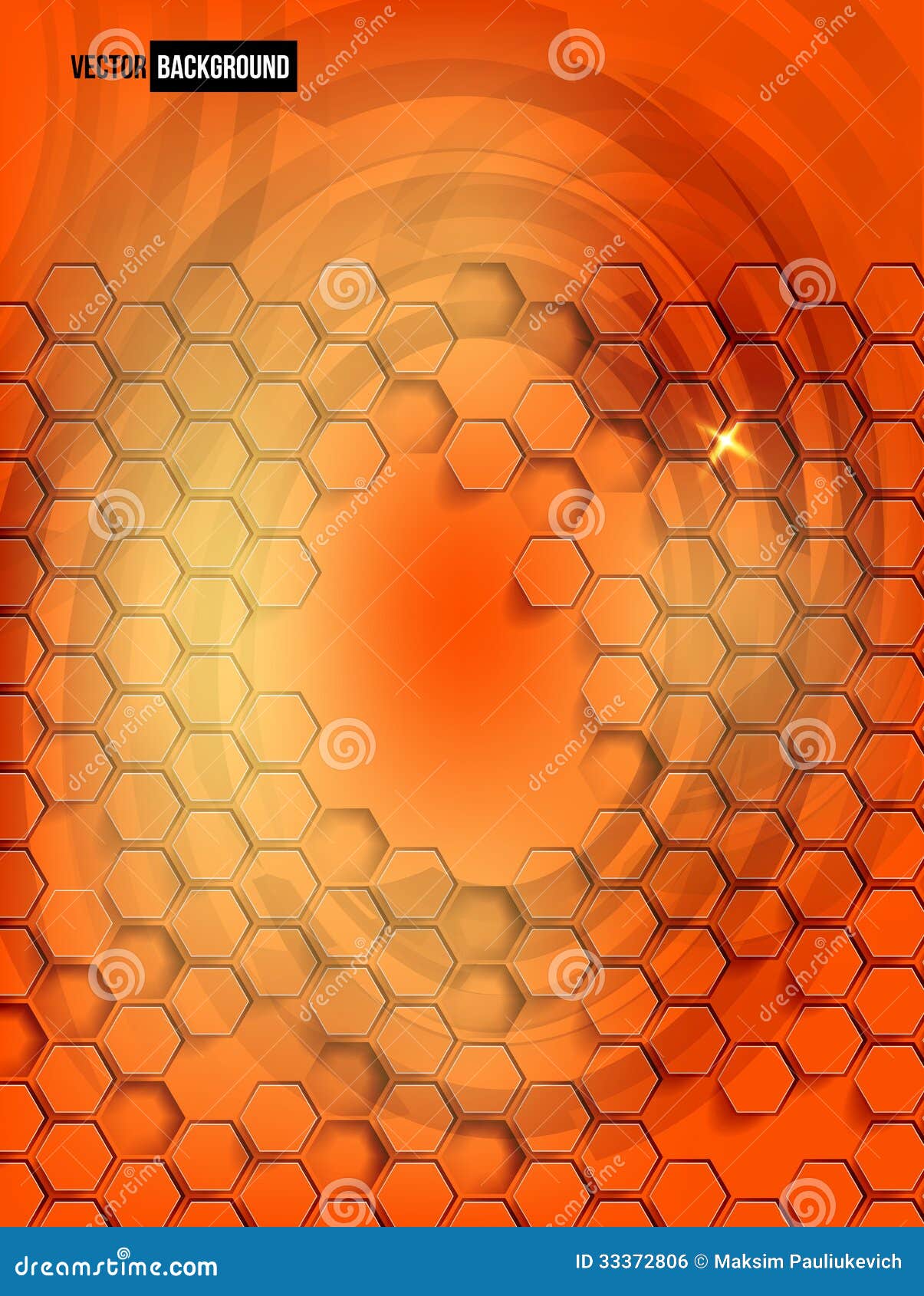 Vector Abstract Background Hexagon. Web Stock Vector - Illustration of ...