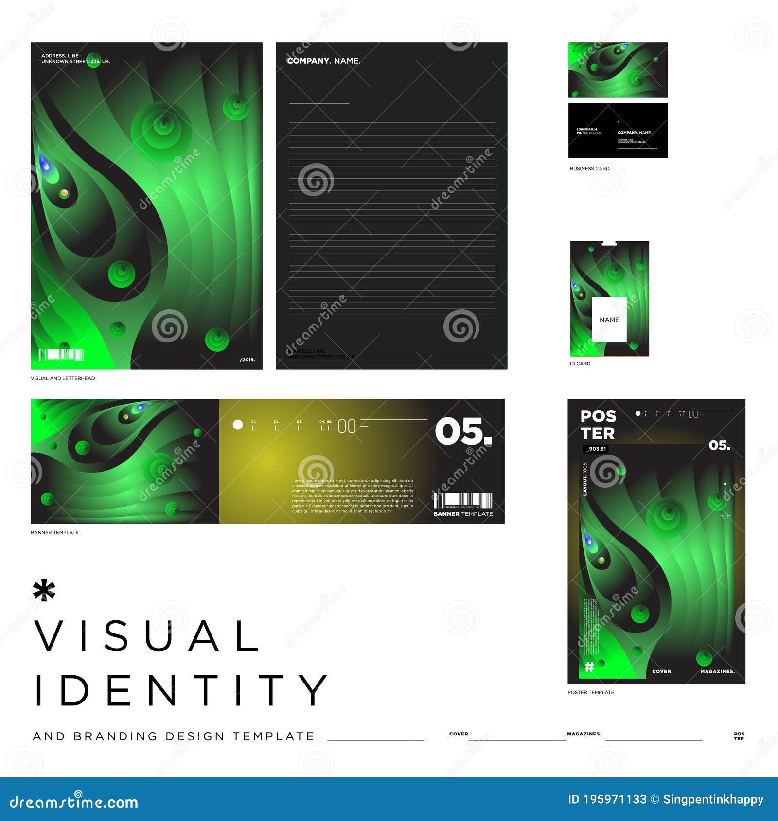 Vector Abstract Background Illustration Visual Identity Brand Template ... Vector Abstract Background Illustration Visual Identity Brand Template ...