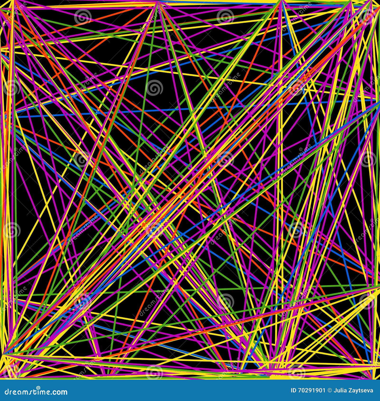 Vector Abstract Background of Interwoven Colorful Lines, Net Stock ...