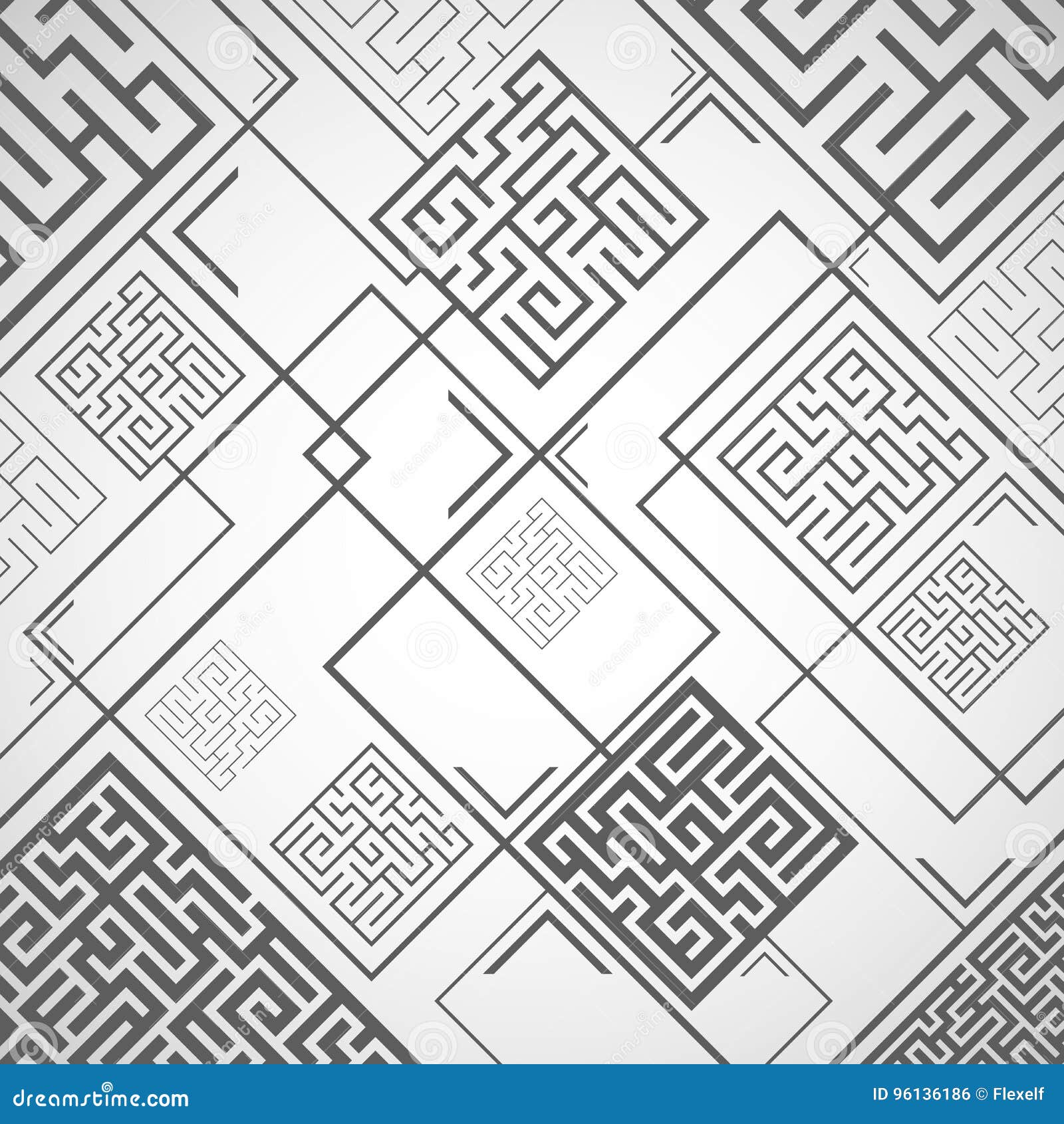Vector - Abstract Background with Labyrinths Stock Vector ...