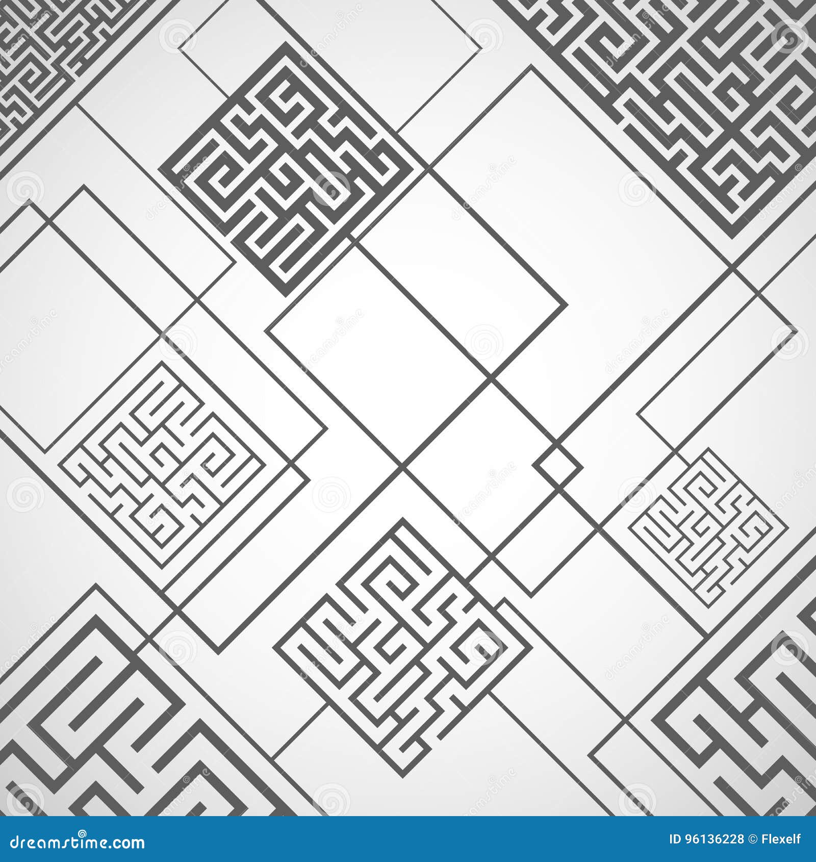 Background With Labyrinths. Vector Illustration | CartoonDealer.com ...