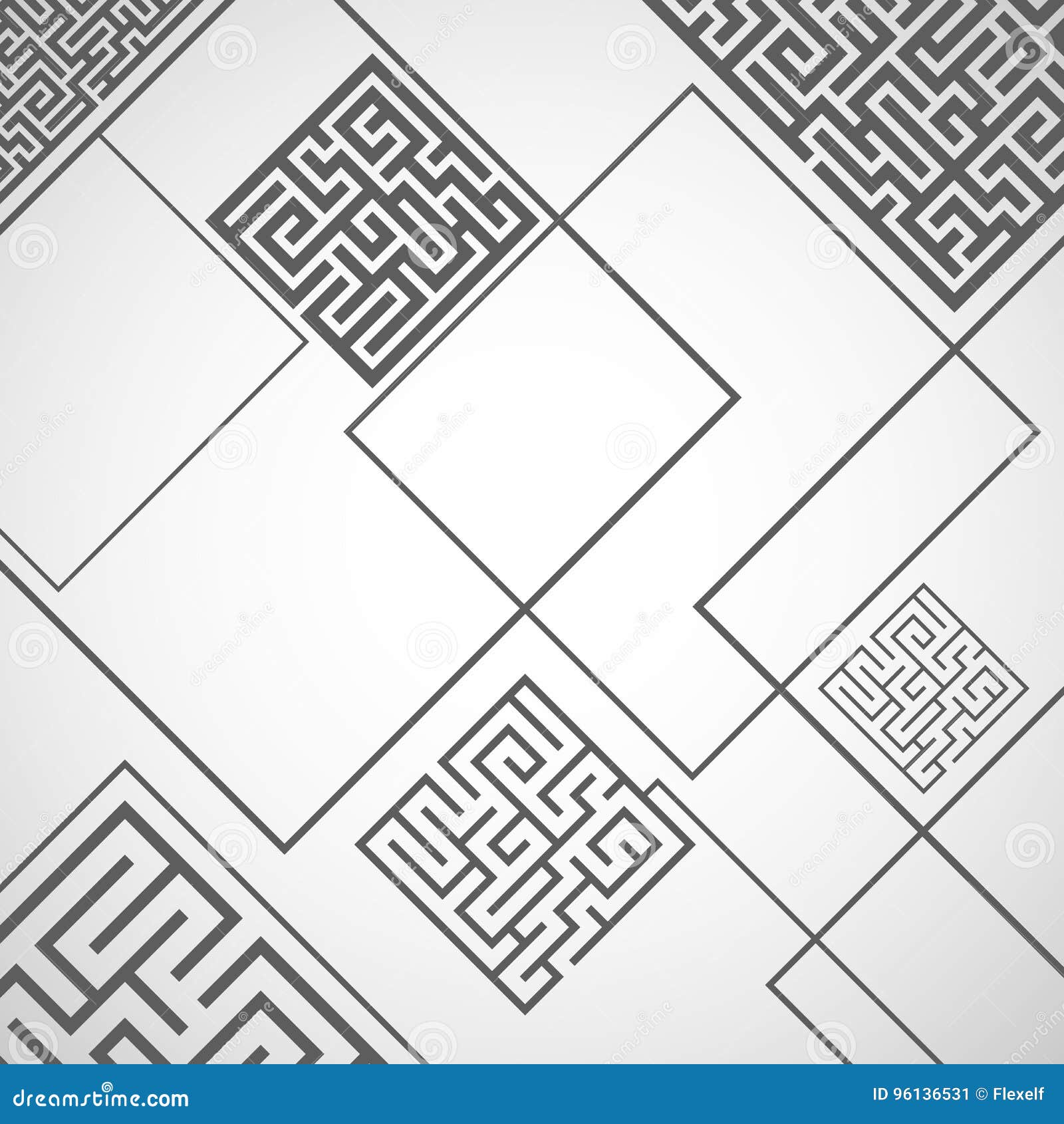 Vector - Abstract Background with Labyrinths Stock Vector ...
