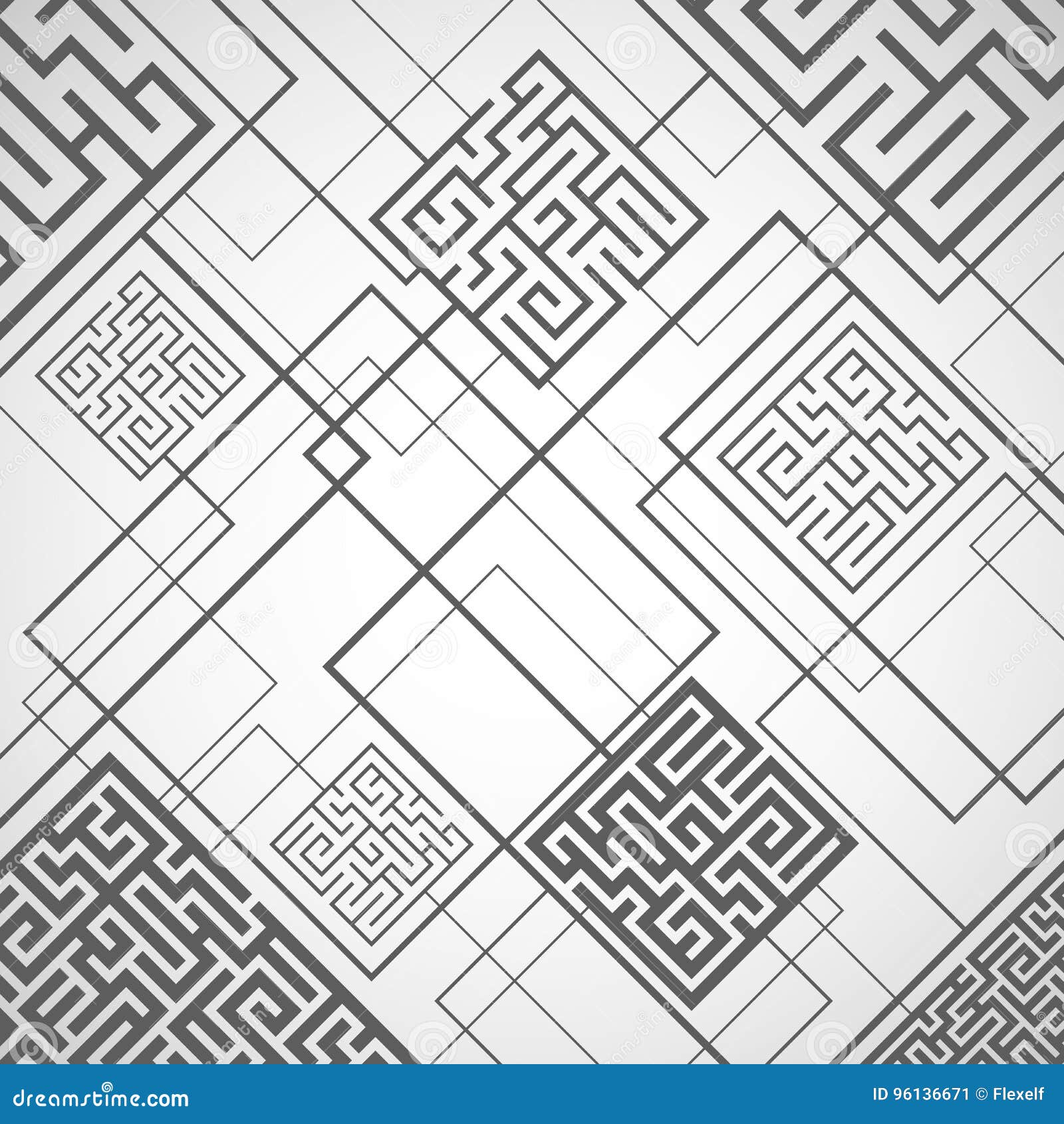 Background With Labyrinths. Vector Illustration | CartoonDealer.com ...