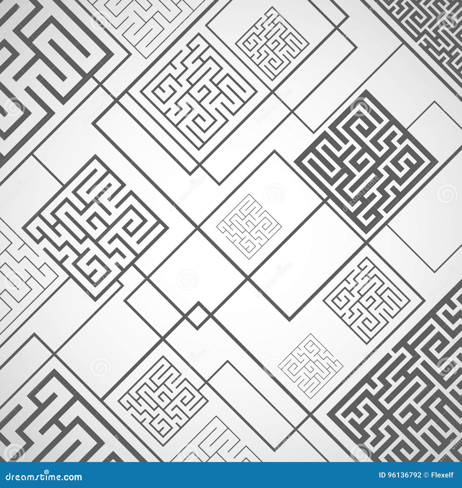 Background With Labyrinths. Vector Illustration | CartoonDealer.com ...