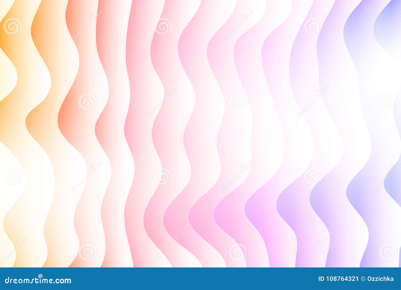 Wavy Motif Of Lines On Section Of Rock Formation. Abstract Pattern Of ...