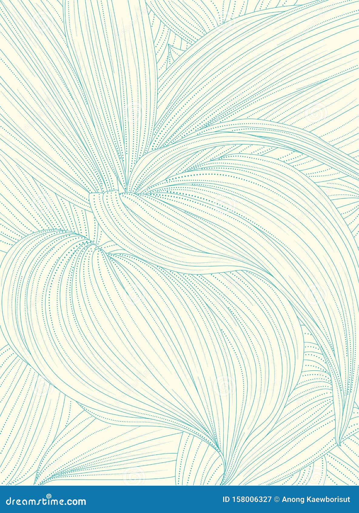 Vector Abstract Background with Leaf Pattern Stock Vector ...