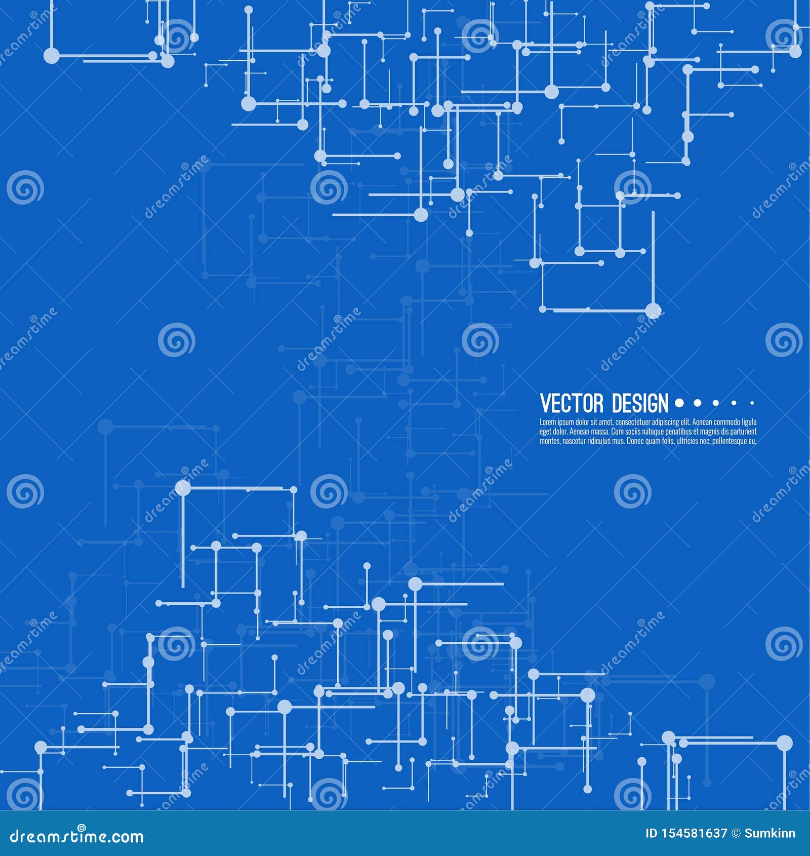 Vector abstract background stock vector. Illustration of neuroscience ...
