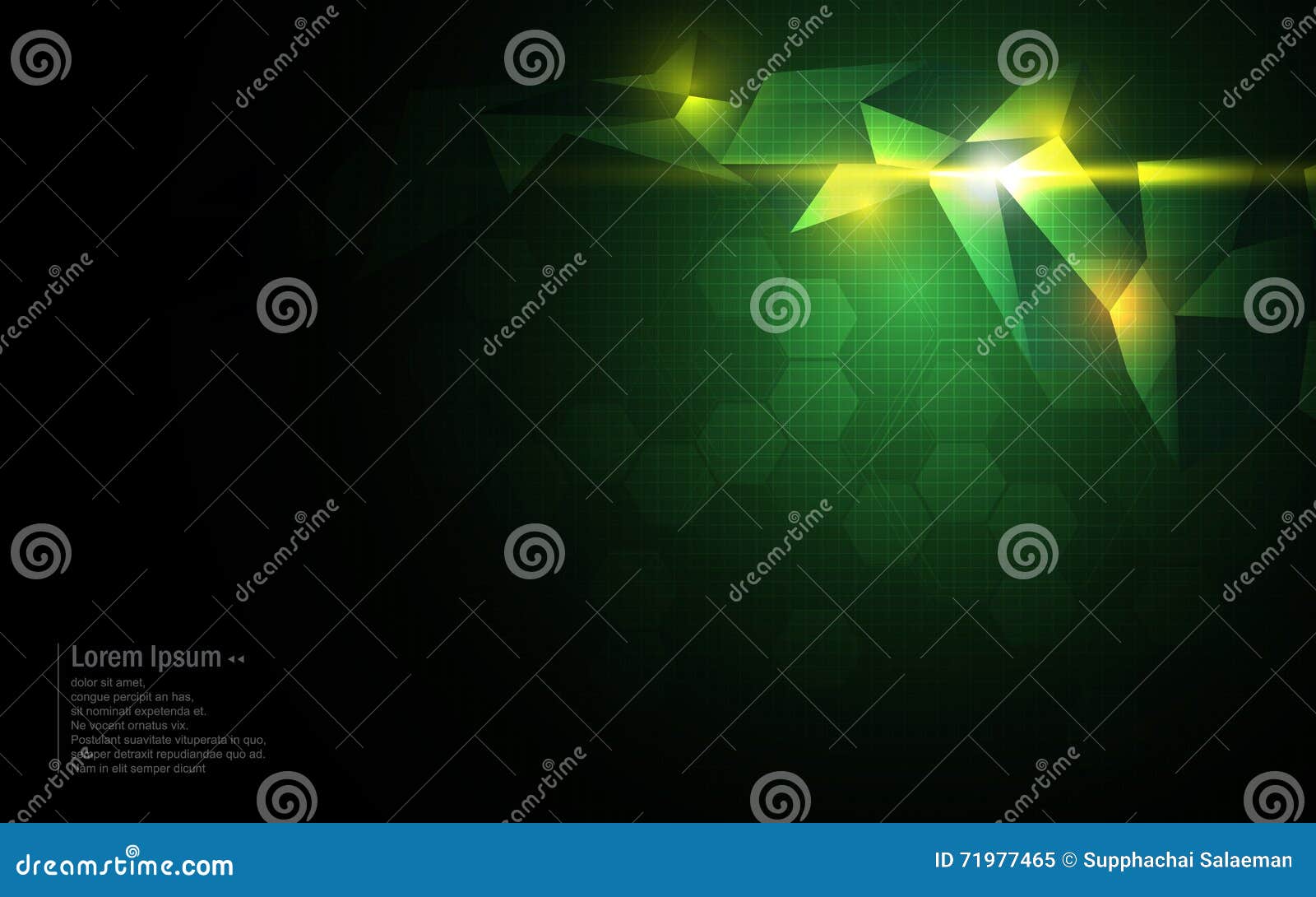 Vector Abstract Background Polygonal Pattern Tech Innovation Concept ...