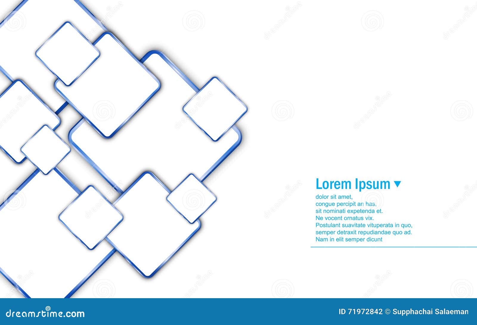 Vector Abstract Background Rectangle Metallic Sign Template Design ...