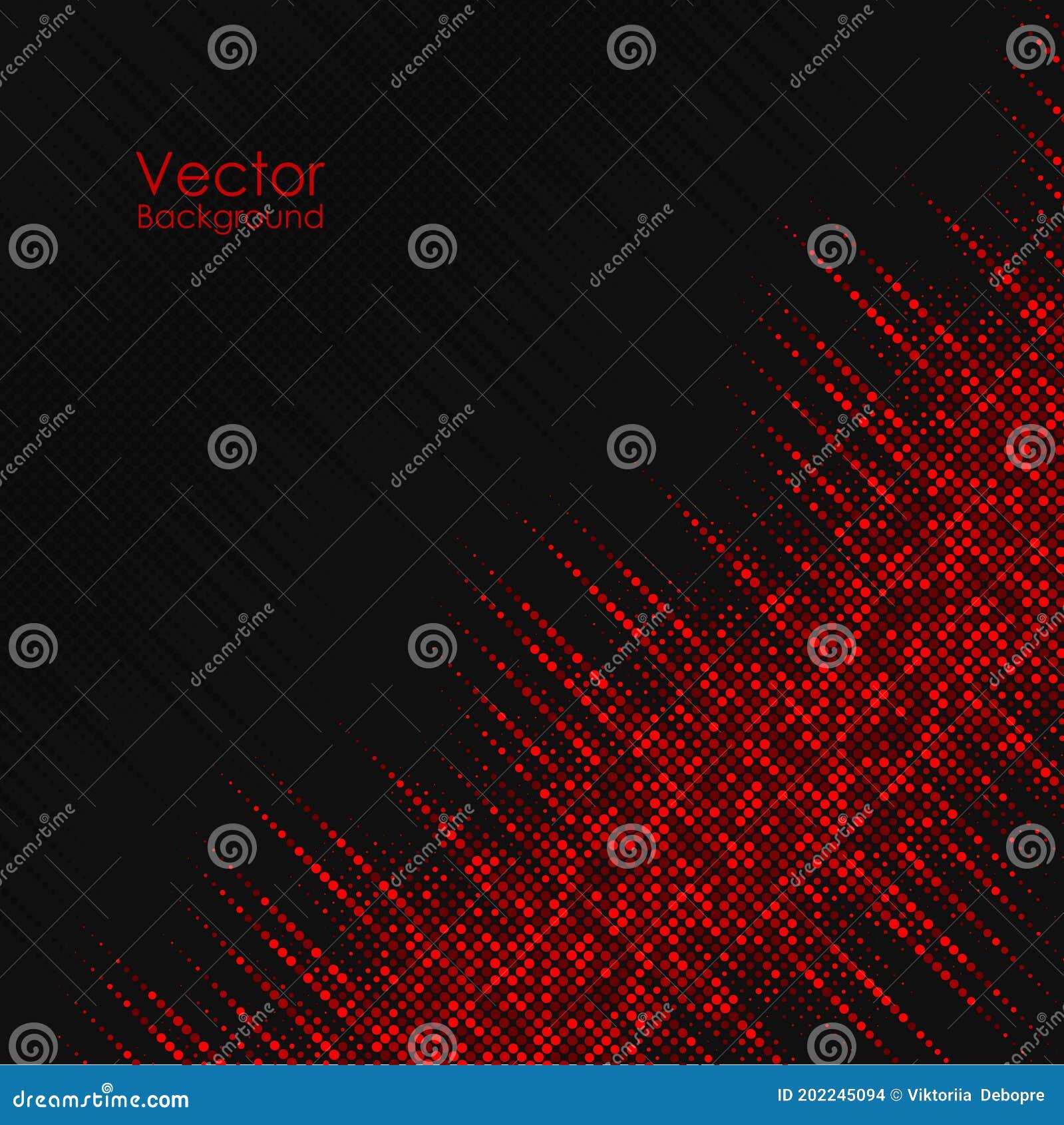 Vector Abstract Background with the Red Dots Stock Vector ...