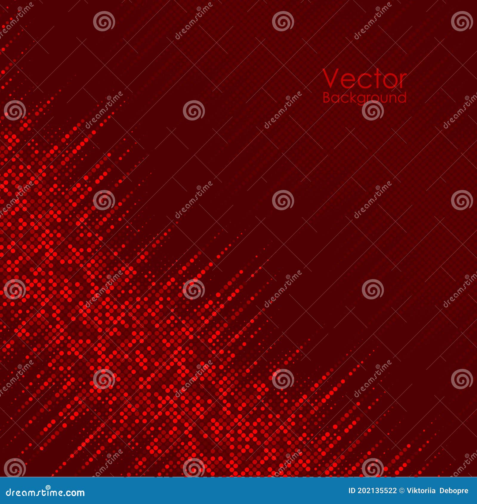 Vector Abstract Background with the Red Dots Stock Vector ...