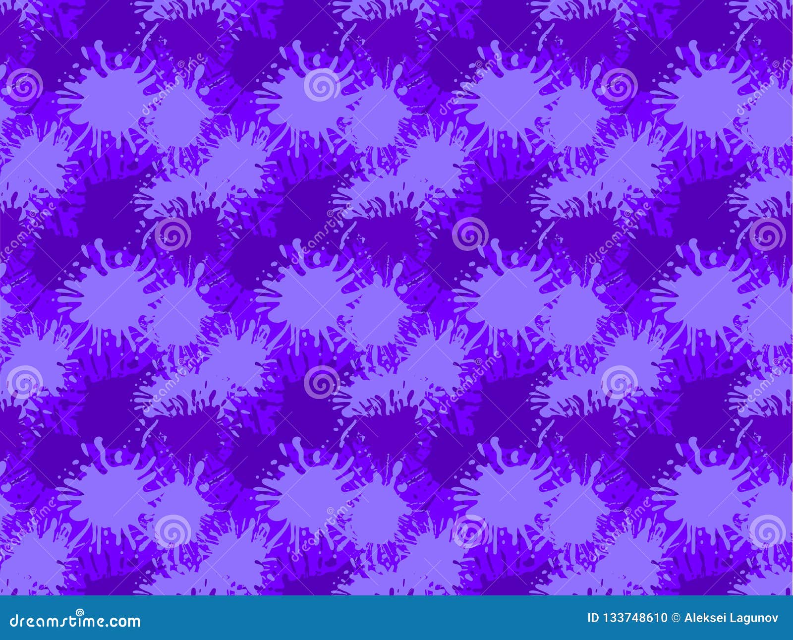 Vector Abstract Background, Seamless Pattern, Ultraviolet Color. Stock ...