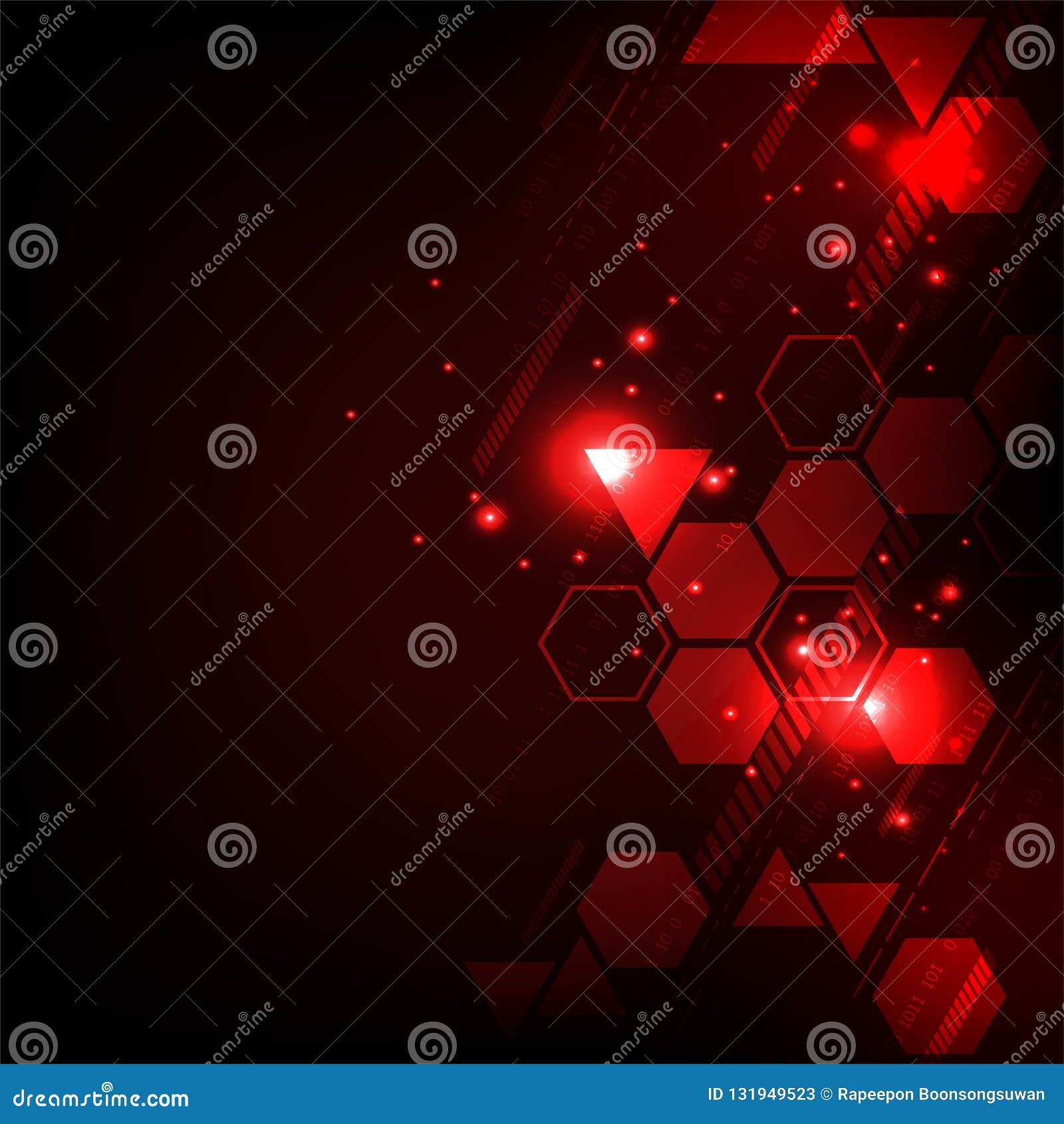 Geometry in Technology Concept. Stock Vector - Illustration of backdrop ...
