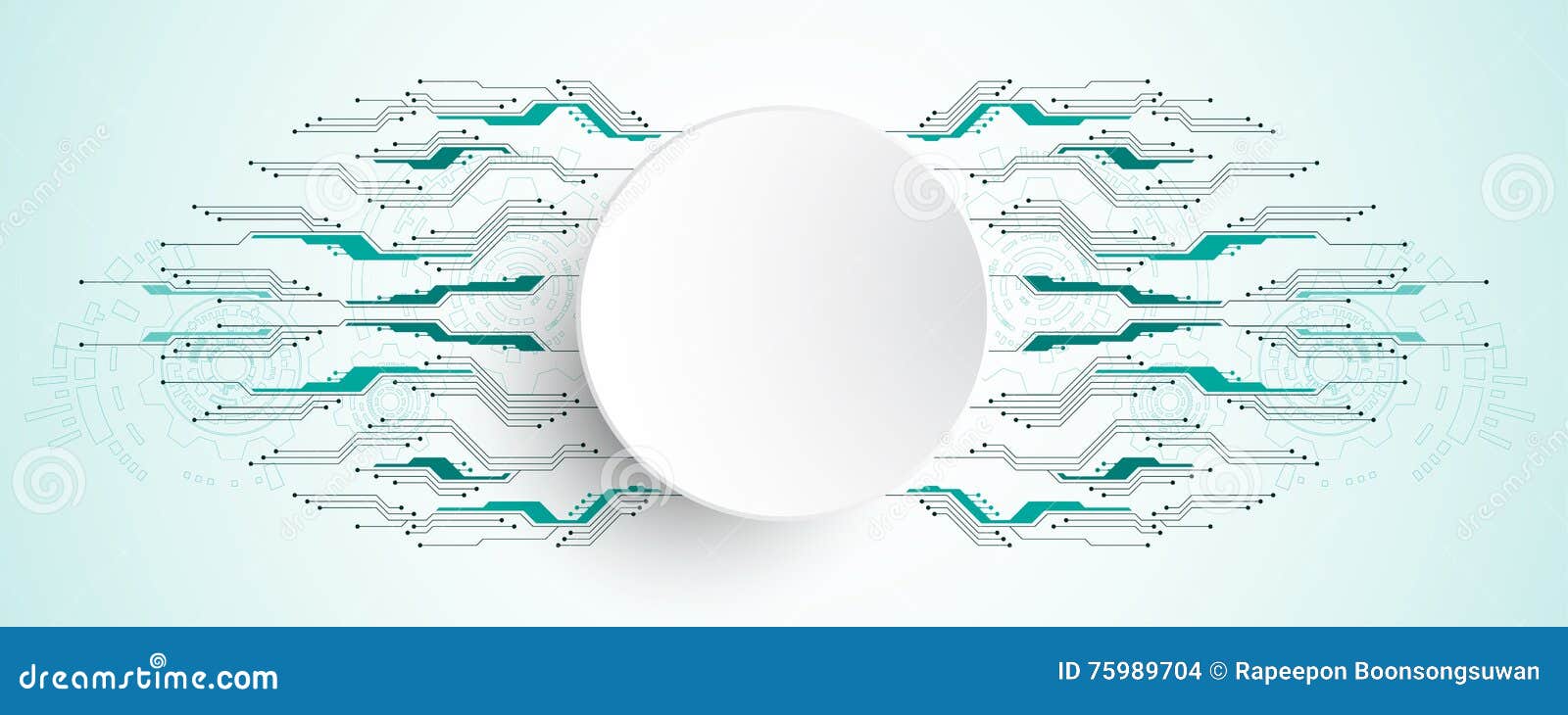 Vector Abstract Background Shows the Innovation of Technology and ...