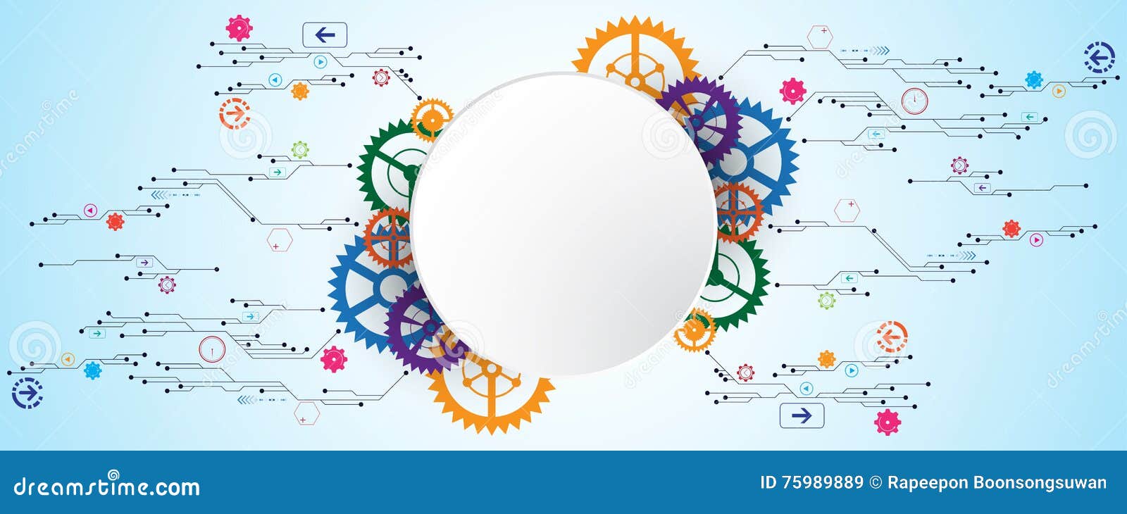 Vector Abstract Background Shows the Innovation of Technology and ...