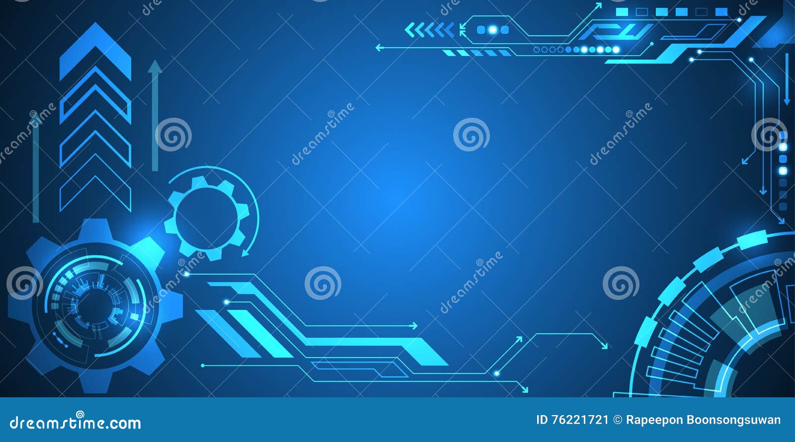 Vector Abstract Background Shows the Innovation of Technology and ...