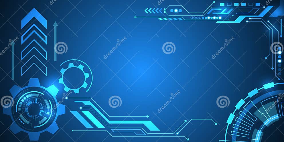 Vector Abstract Background Shows the Innovation of Technology and ...