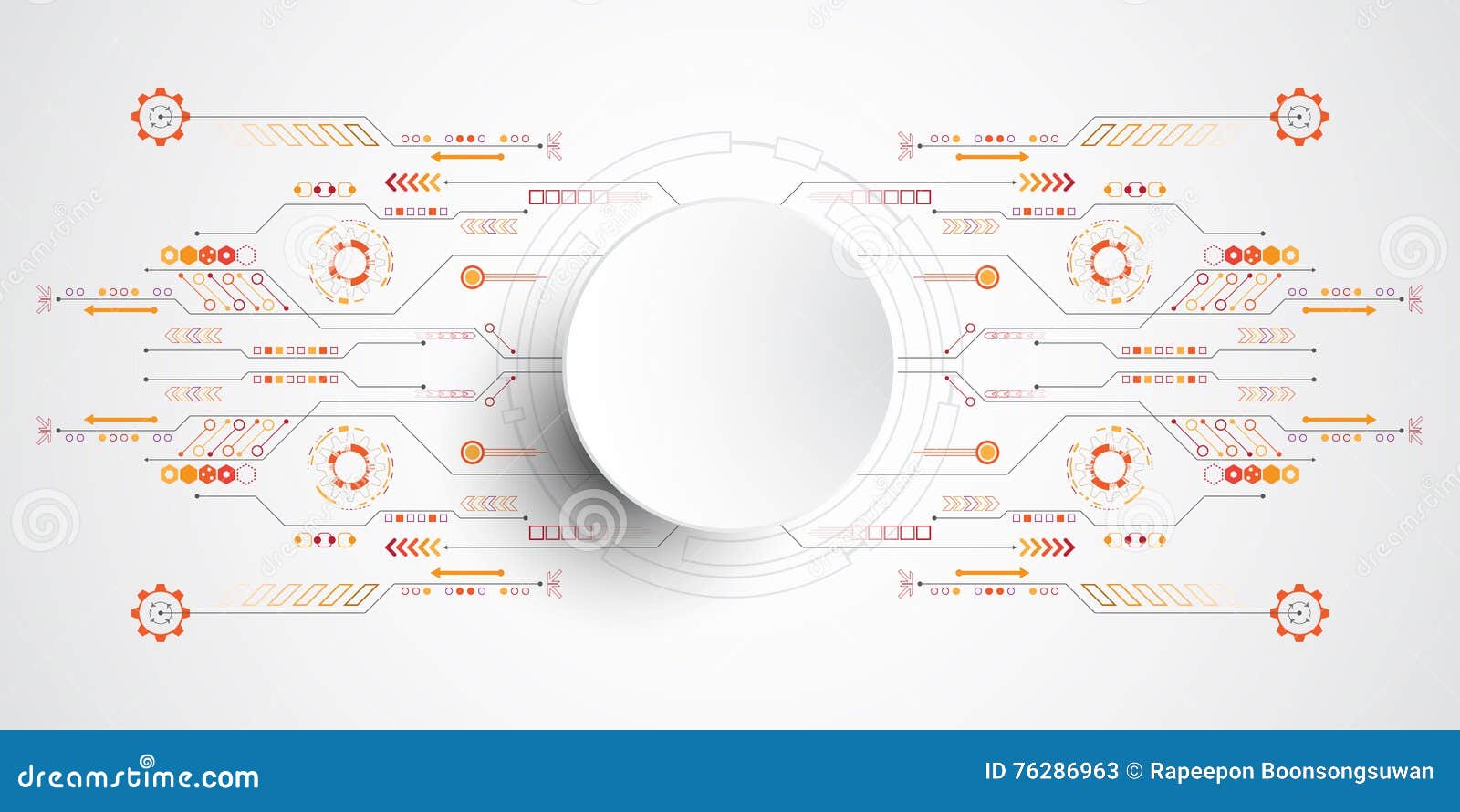 Vector Abstract Background Shows the Innovation of Technology and ...