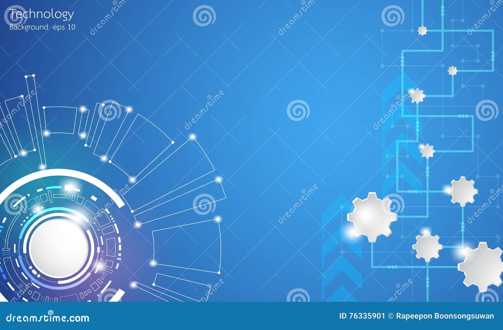 Vector Abstract Background Shows the Innovation of Technology and ...