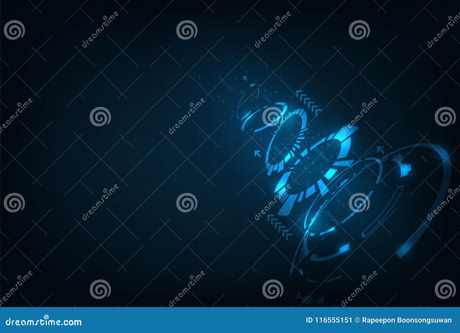 Innovative Technology of Fragmentation. Stock Vector - Illustration of ...