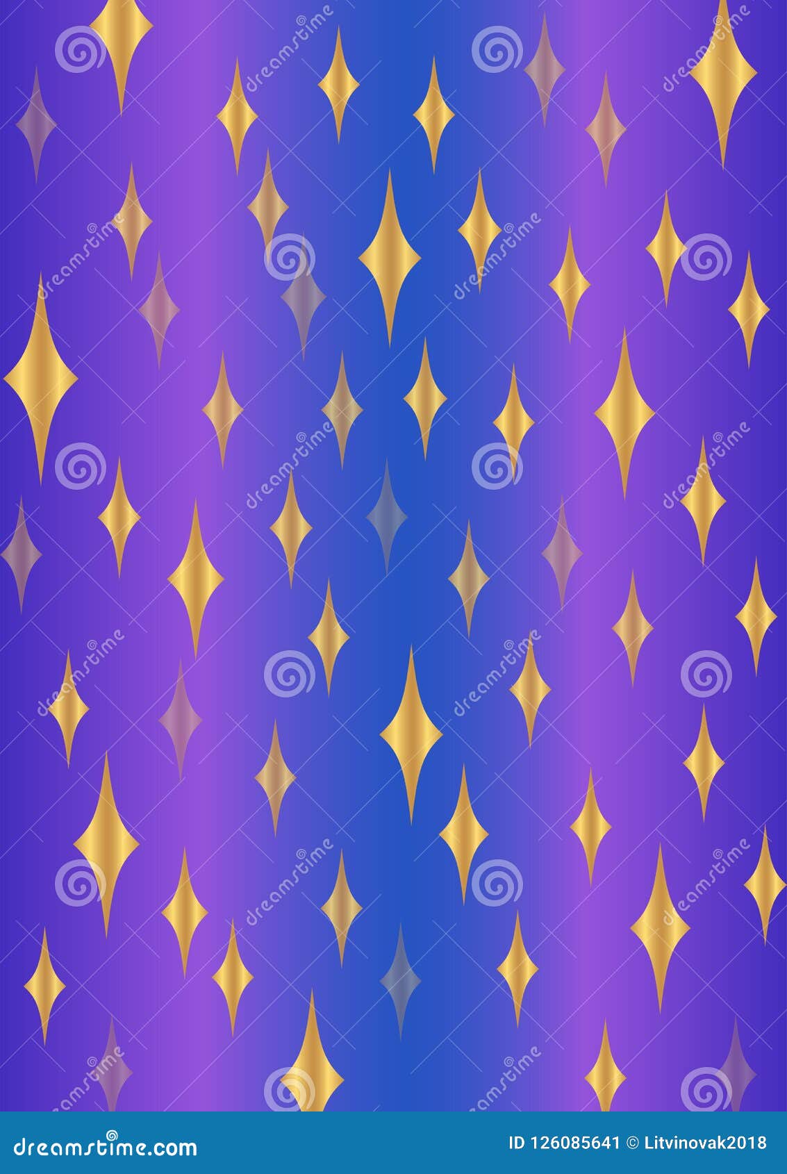 Vector Abstract Background with Stars and Gradient Stock Vector ...