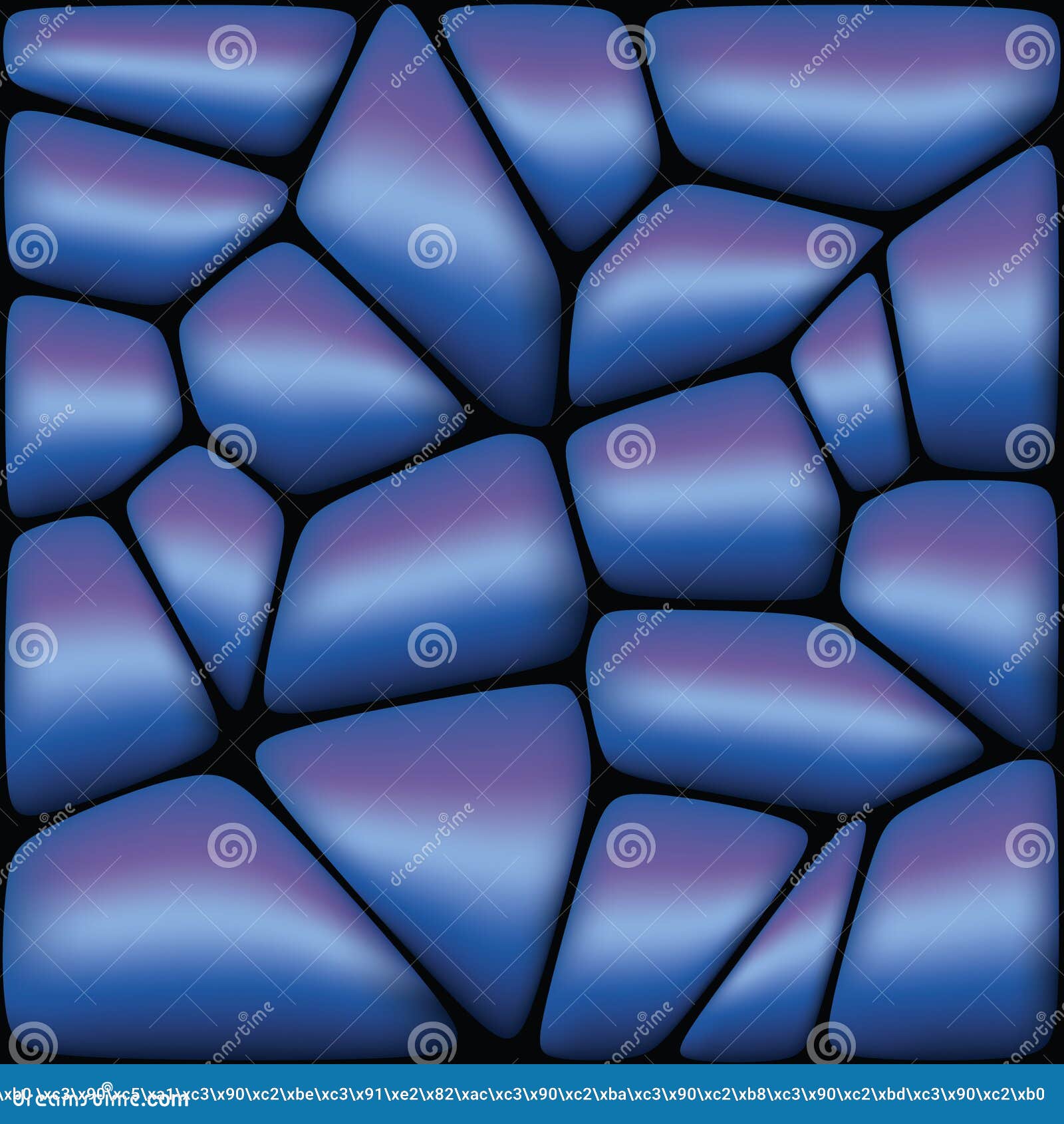 Vector Abstract Background with Stones. Black Stock Vector ...