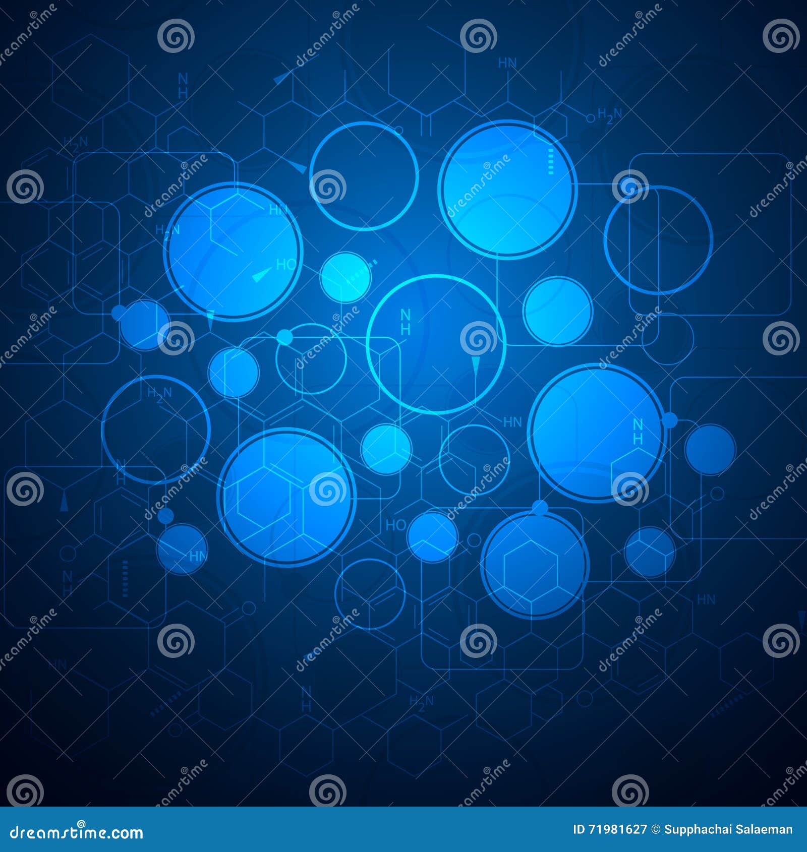Vector Abstract Background Tech Science Innovation Concept Design Stock ...