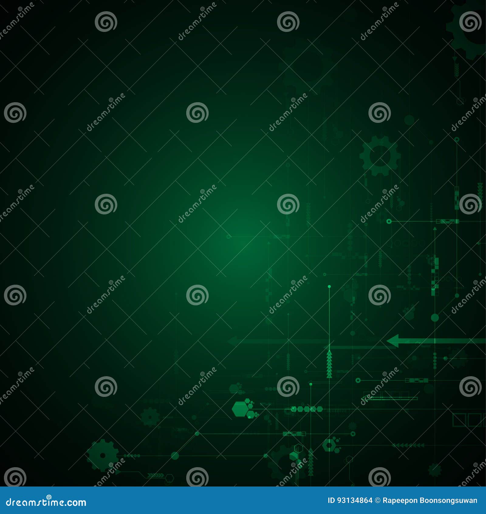 Vector Abstract Background Technology Circuit Design. Stock Vector ...